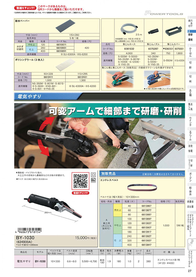 Electric File BY-1030 | RYOBI | MISUMI Thailand